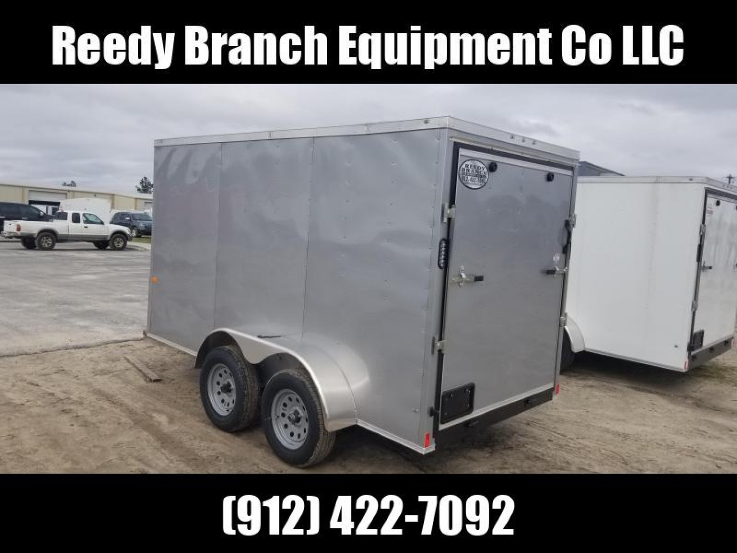 New New Rock Solid Cargo 6x12 TA Silver Enclosed Cargo Trailer for sale ...