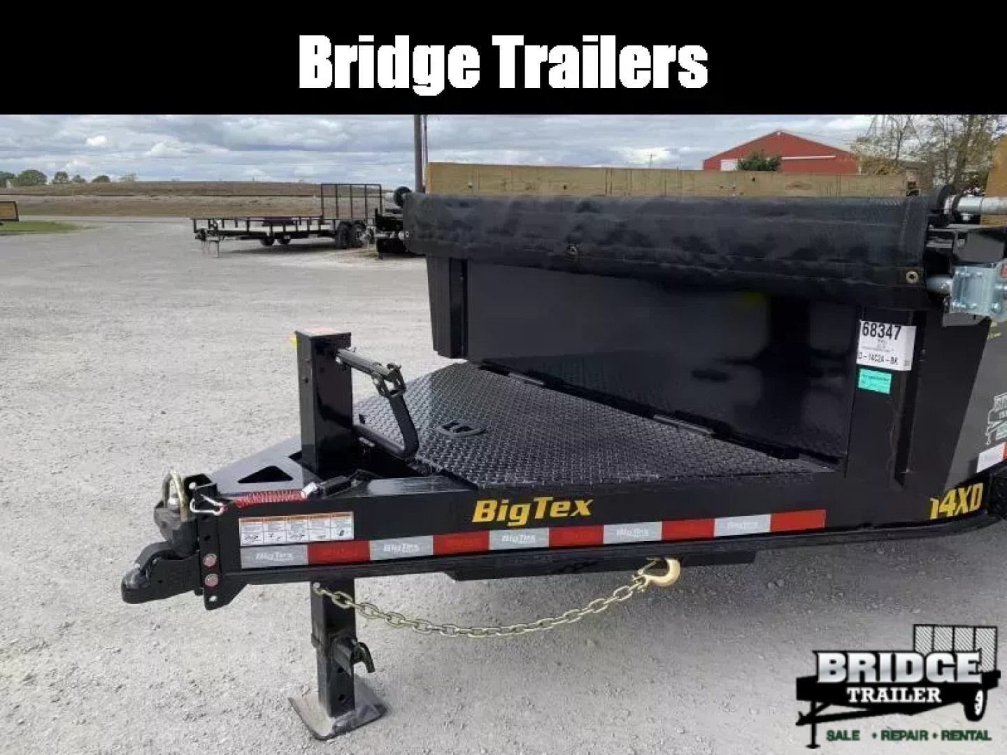 New 2025 Big Tex Trailers 14XD-14C2A-BK (83" X 14') 14K Dump Trailer