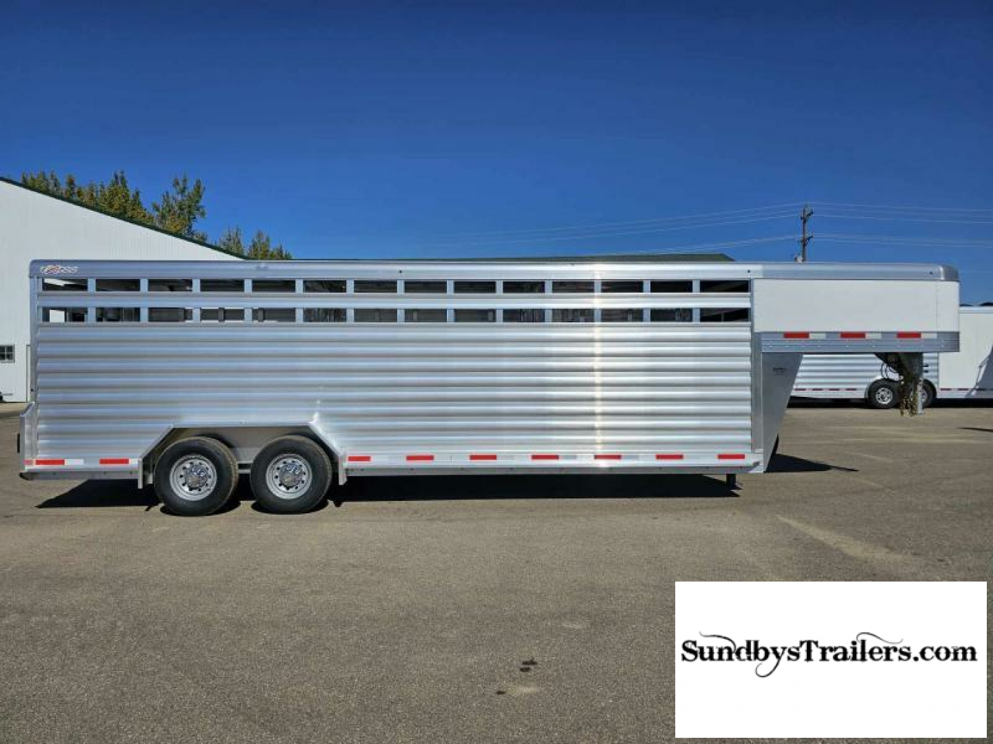 New 2025 Exiss 7x24' Stock Trailer