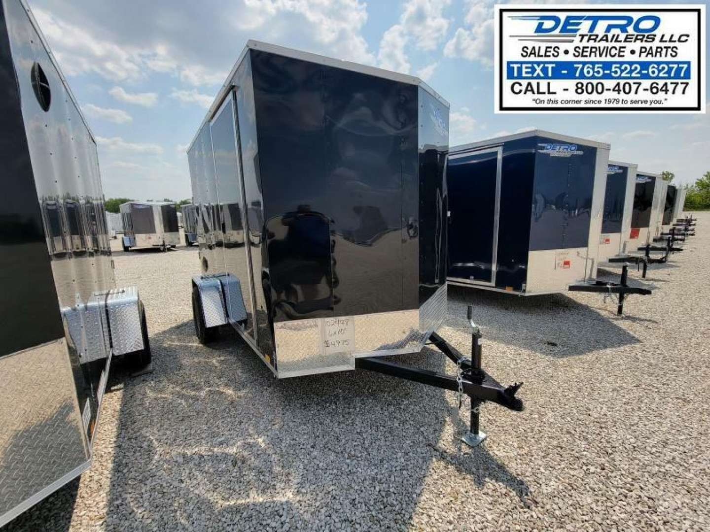 New 2023 Cargo Express EX DLX 6' x 10' 3K Idler Ramp Door Enclosed ...