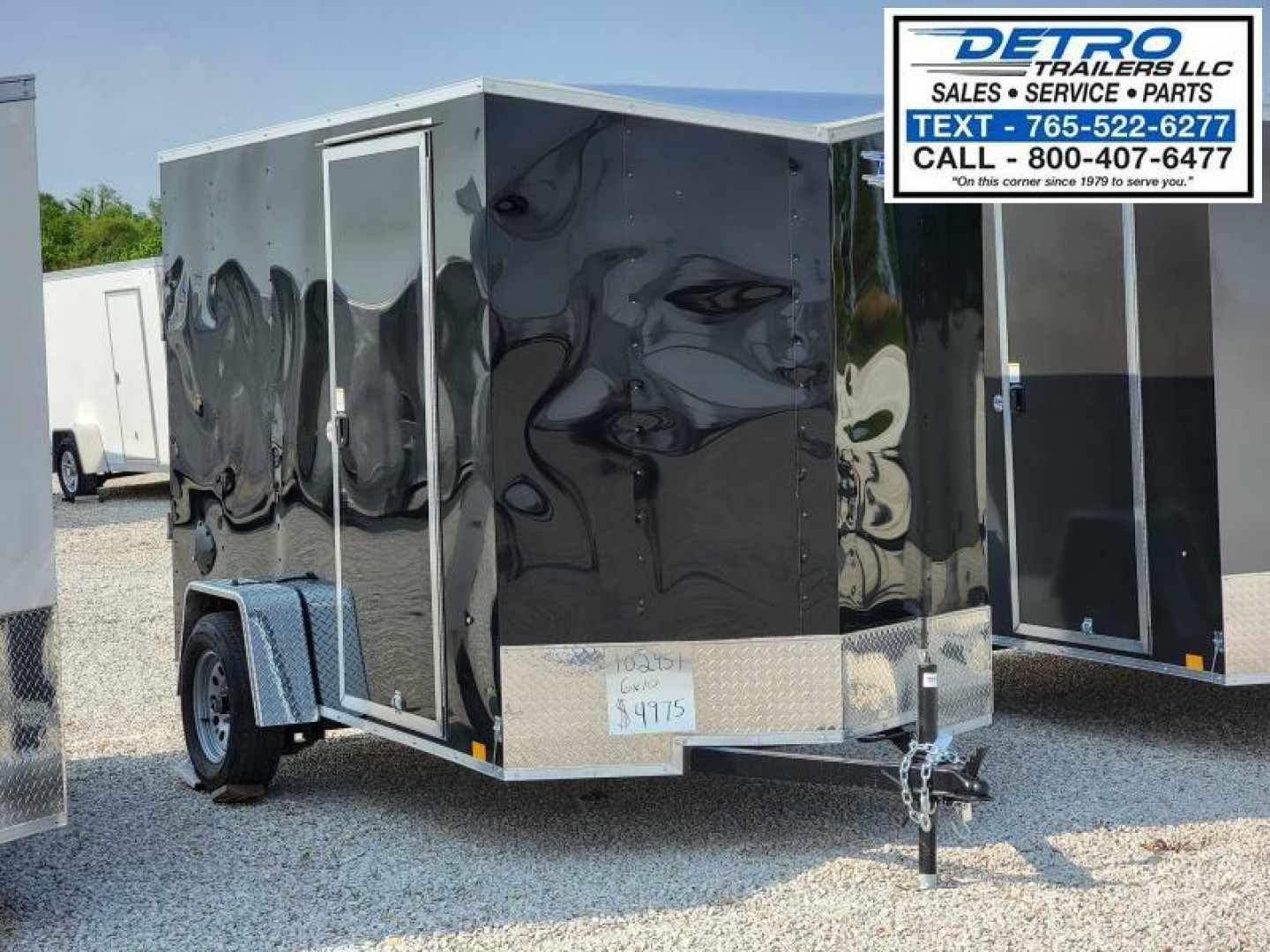 New 2023 Cargo Express EX DLX 6' x 10' 3K Idler Ramp Door Enclosed ...