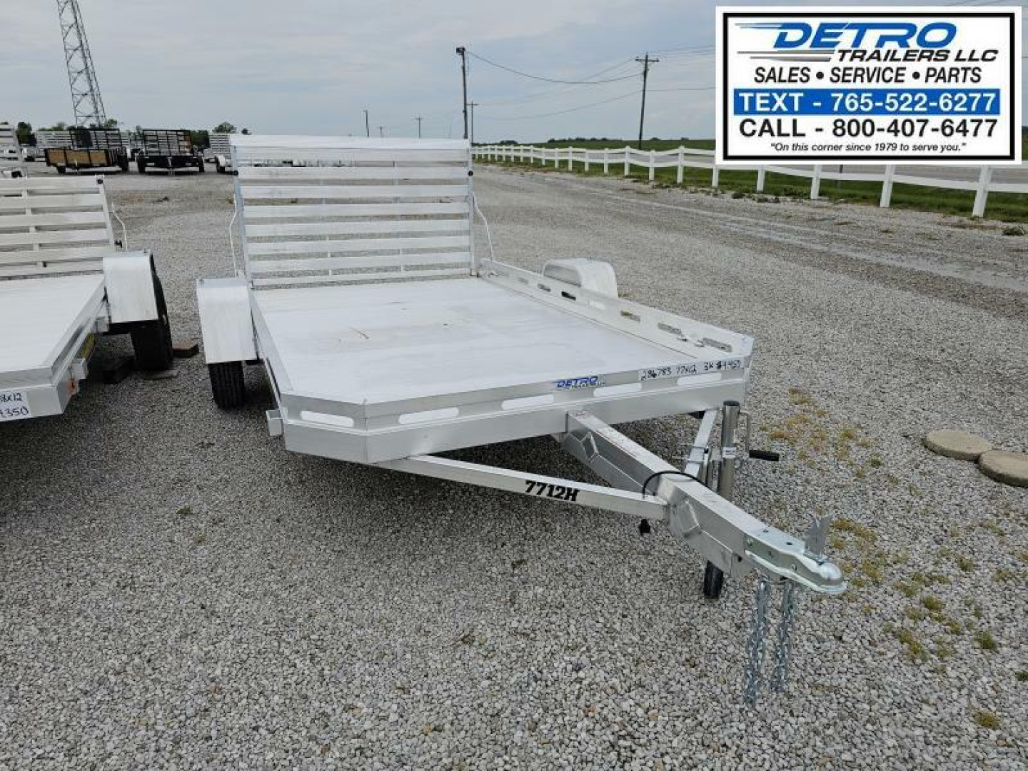 New 2025 Aluma 7712H-S-TG 3K Torsion Idler Utility Trailer for sale in ...