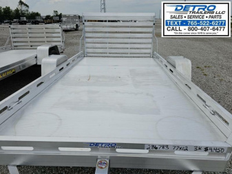 New 2025 Aluma 7712H-S-TG 3K Torsion Idler Utility Trailer for sale in ...