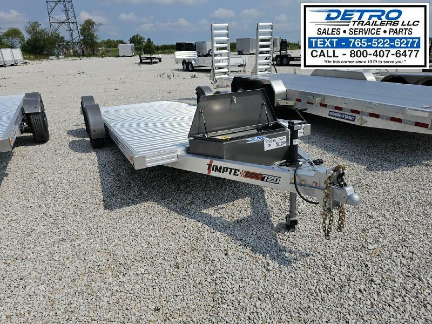 New 2025 Timpte TKR3TSEZ 82" X 20' 7K Tilt Deck Equipment Trailer for ...