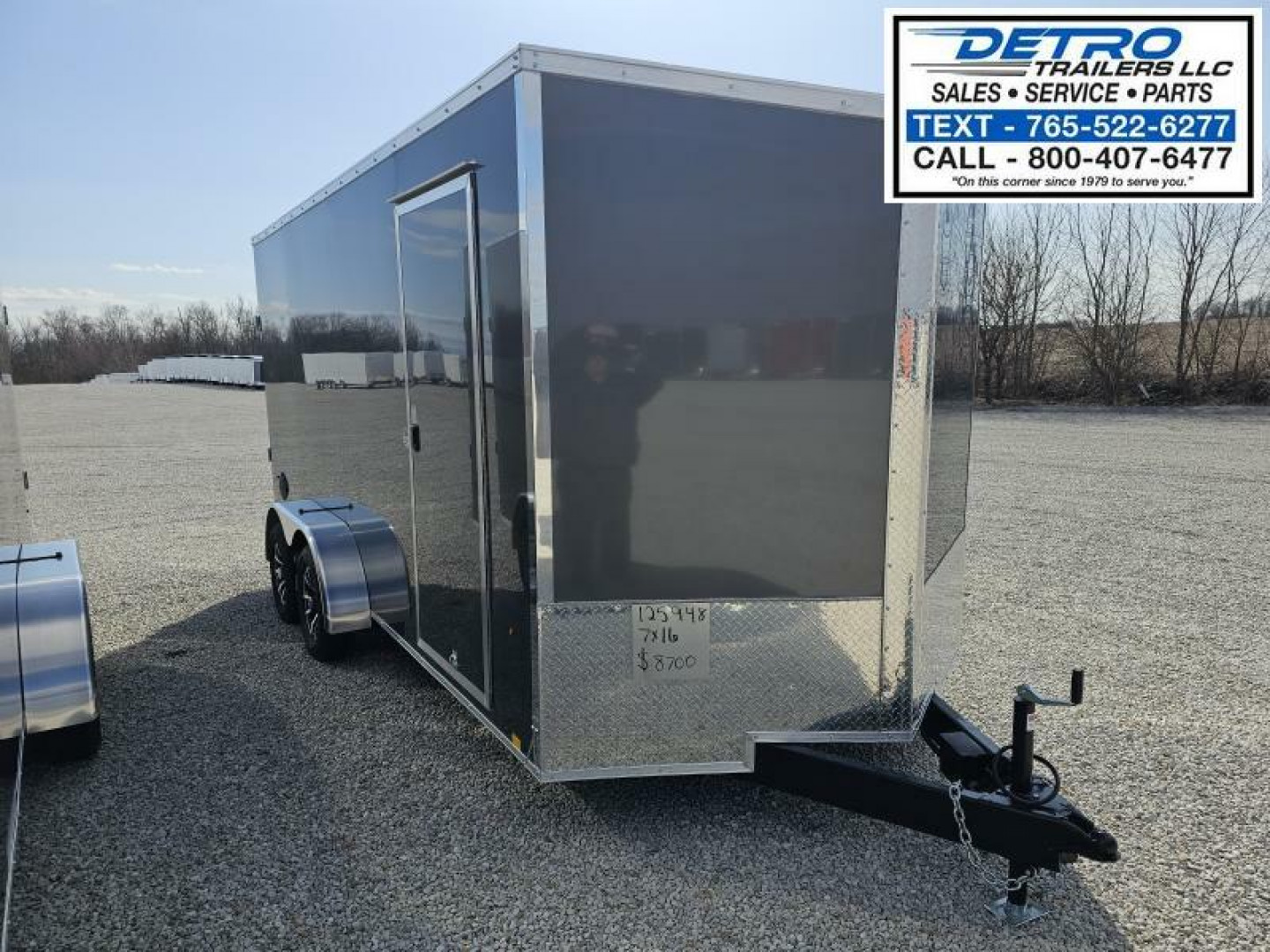 New 2025 Cargo Express XL SE 7' x 16' 7K Ramp Door V-nose Enclosed ...