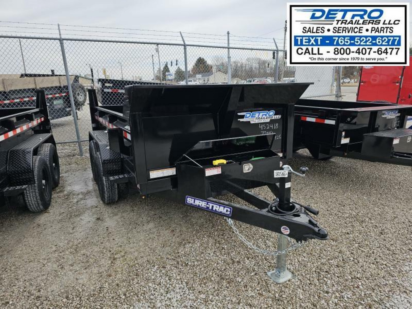 New 2025 Sure-Trac 6' x 10' 10K Single Ram SD Low Profile Dump Trailer ...