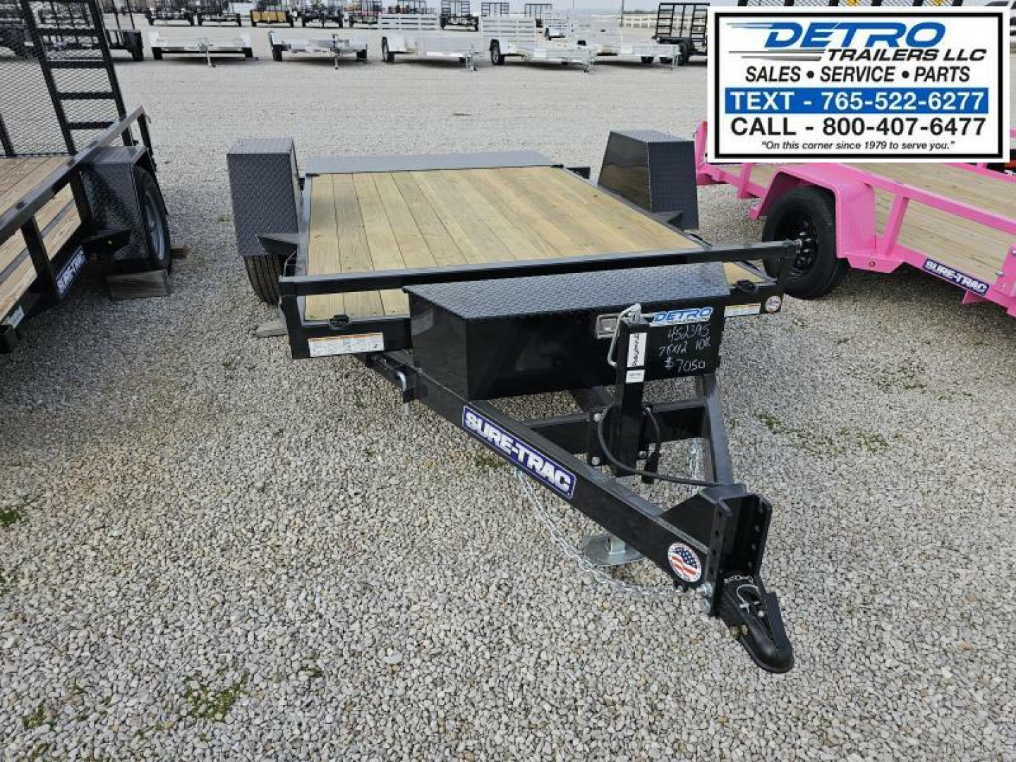 New 2025 Sure-Trac 78" x 12' 10K Single Axle Tilt Bed Equipment Trailer