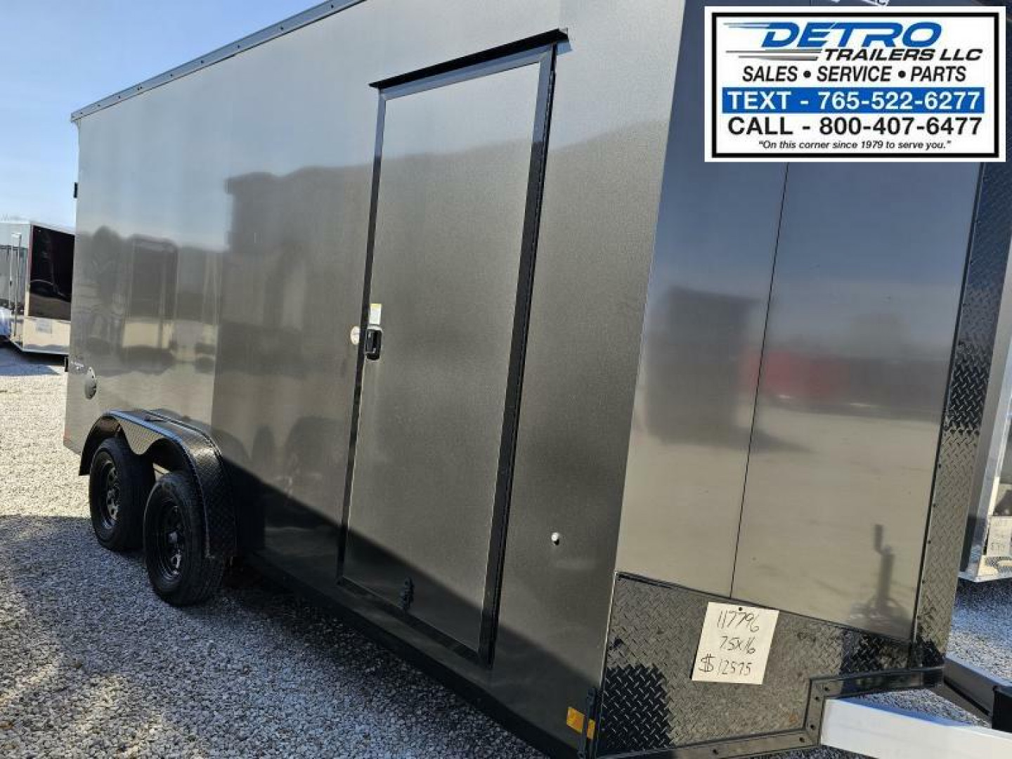 New 2025 Look Trailers Vision Aluminum Framed 7.5' x 16' 7K Ramp Door ...