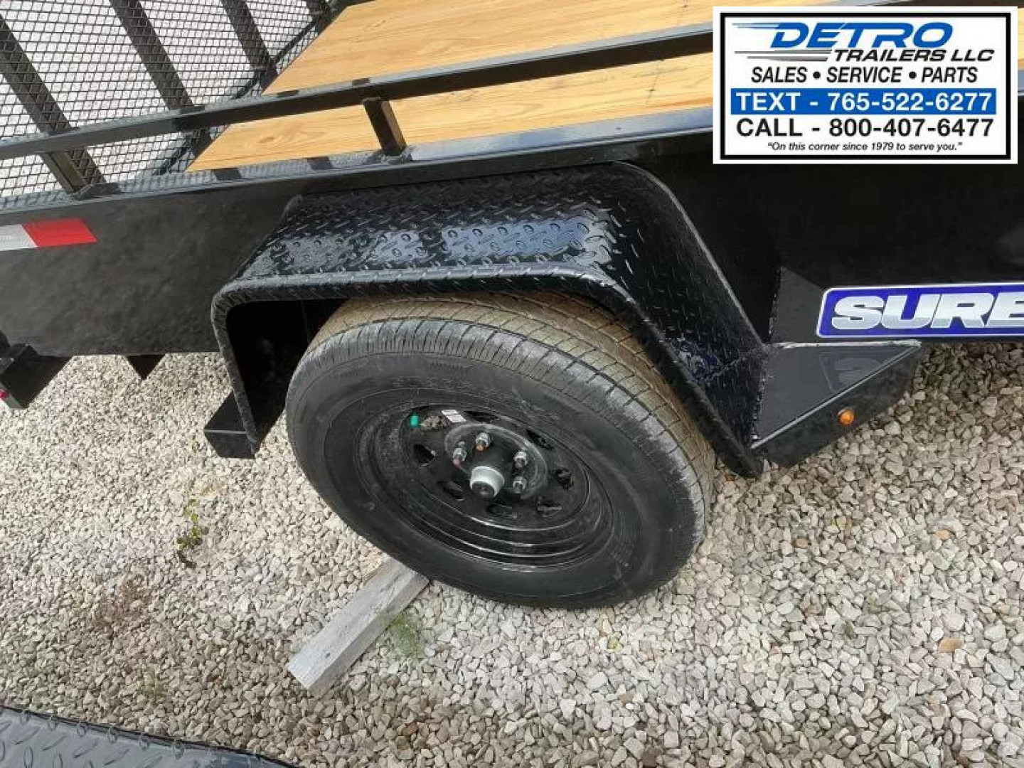 New 2025 Sure-Trac 6' x 10' 3K Steel High Side Utility Trailer