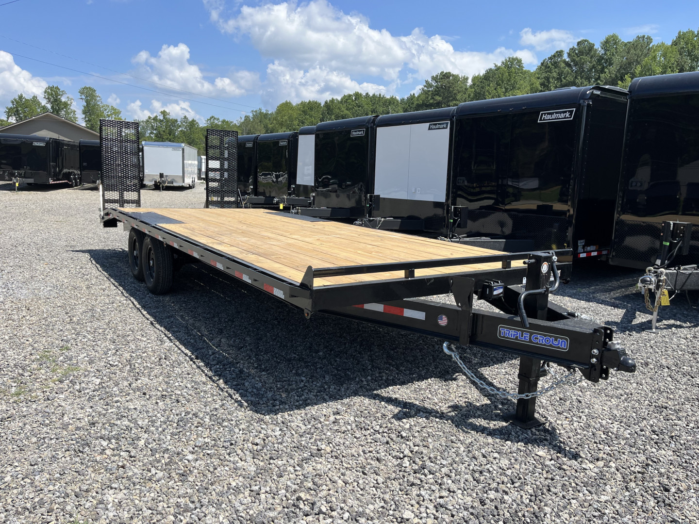 New 2025 Triple Crown Trailers 8.5x24, Deckover Equipment Trailer, 14K GVWR for sale in Jasper, GA