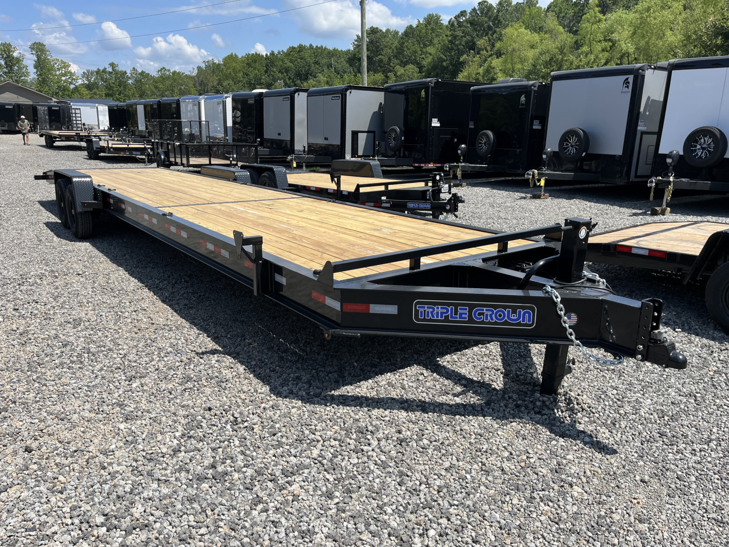New 2025 Triple Crown 7X36, Two Car Hauler, 14K GVWR for sale in Jasper, GA