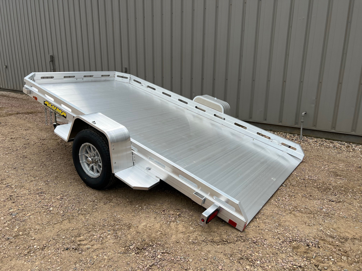 New 2026 Aluma 7712H-Tilt Aluminum Utility Trailer for sale in Humboldt, SD