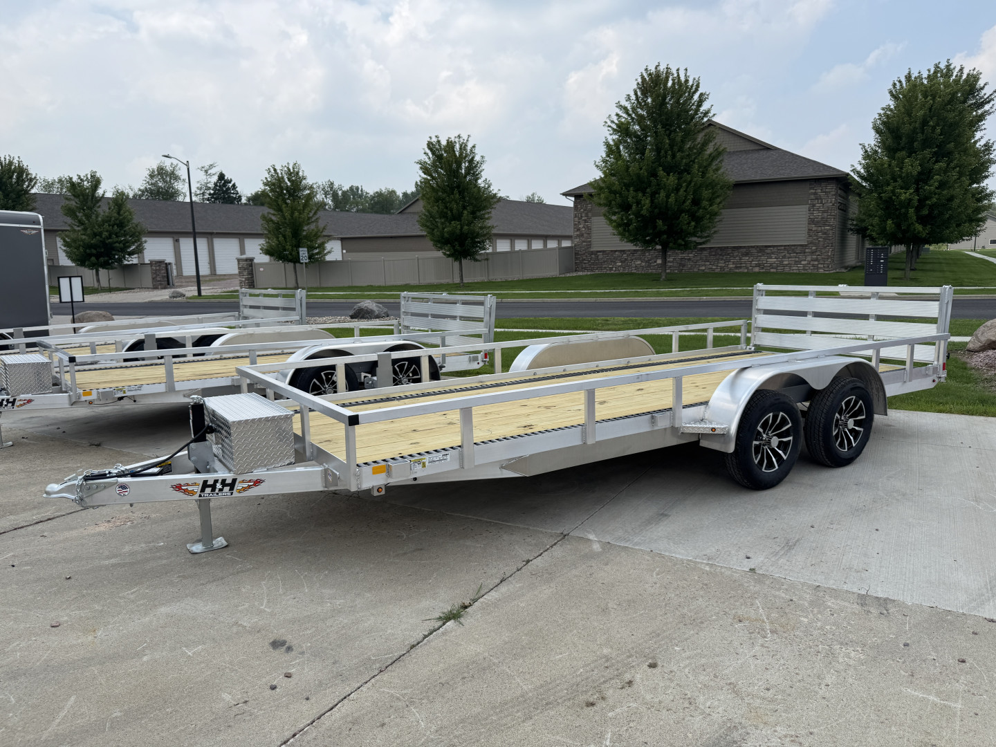 New 2026 H&H Trailers TRSA-18 7k Utility Trailer