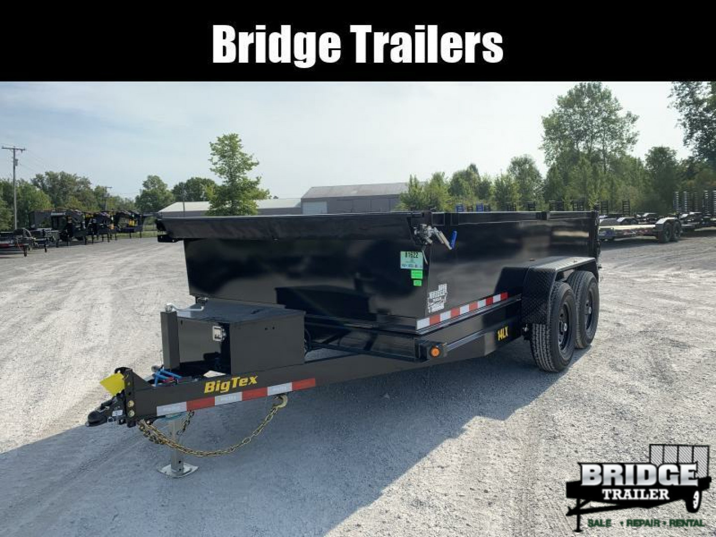 New 2026 Big Tex Trailers 10LX-12C2A-BK (83" x 12') 9.9K Dump Trailer