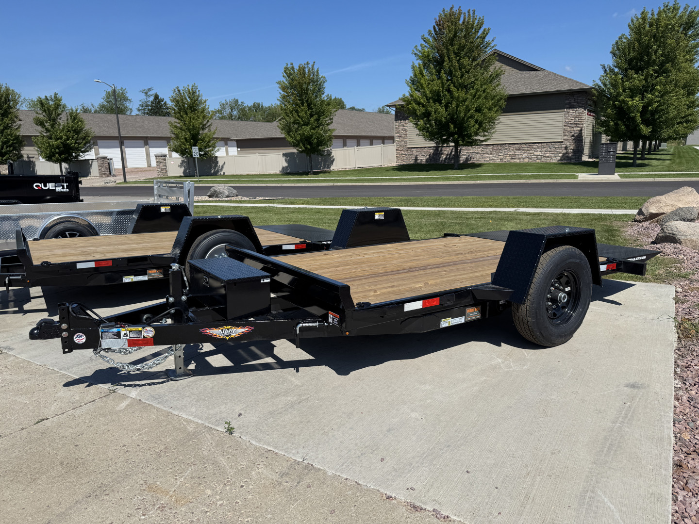 New 2025 H&H Trailers 7812GTL-8k Tilt Trailer