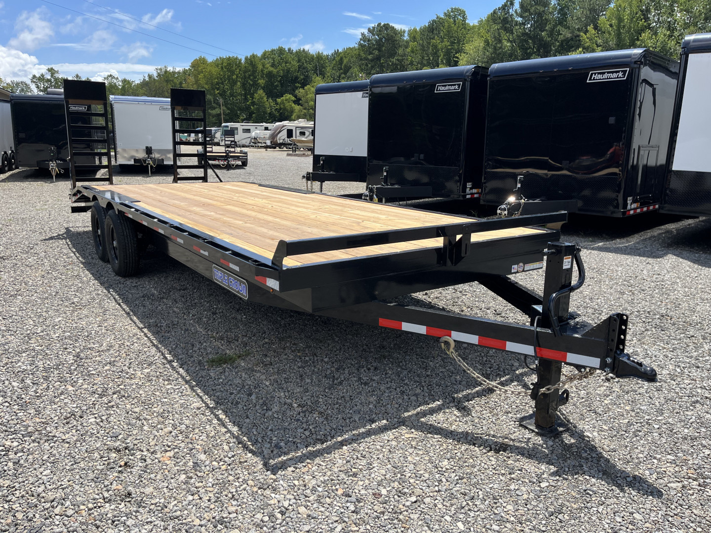 New 2025 Triple Crown 8.5x24 Heavy Duty Deckover Equipment Trailer, 14K ...