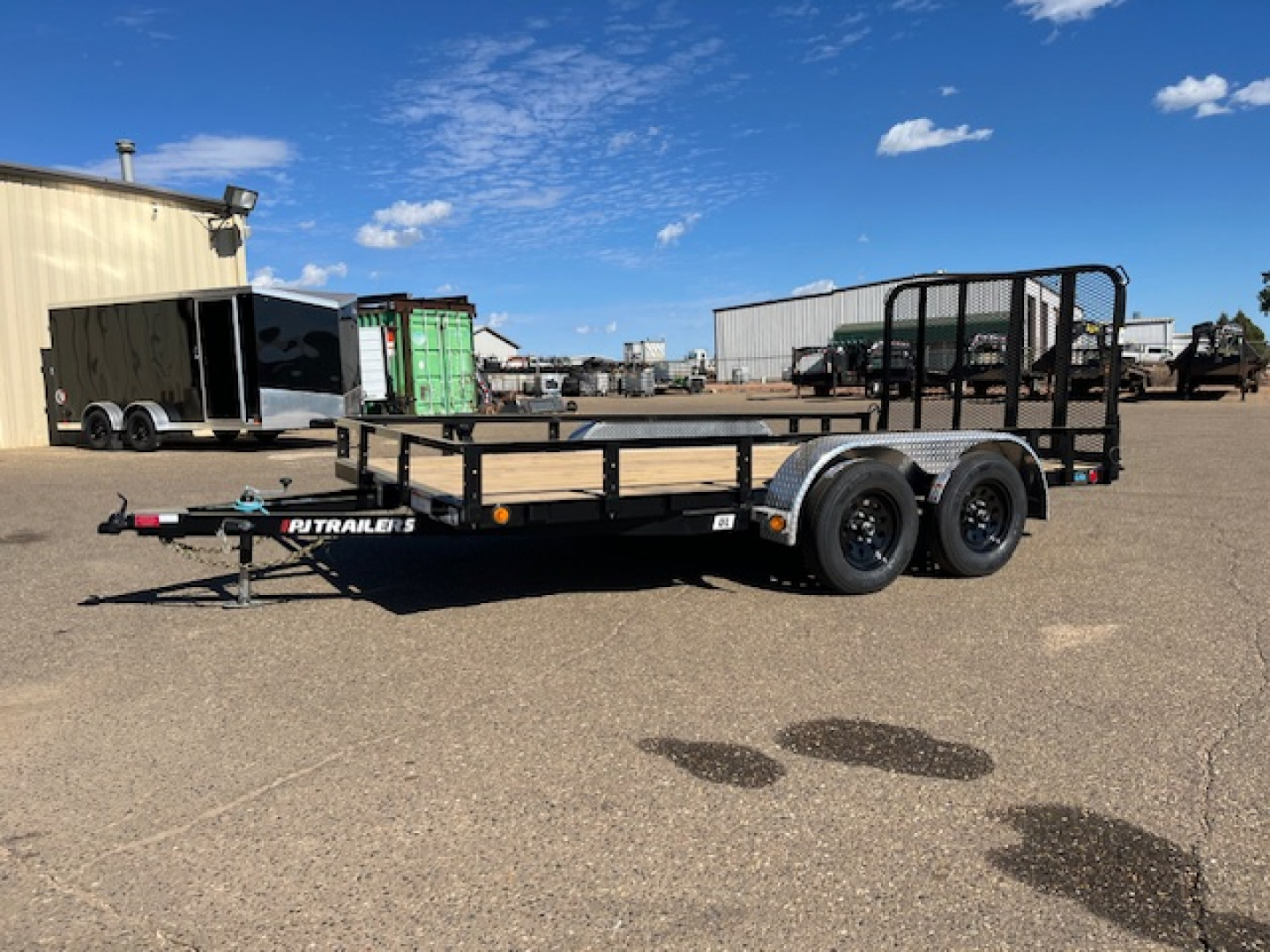 New 2026 PJ Trailers 83" x 14' 83" Tandem Axle Channel Utility (UL ...