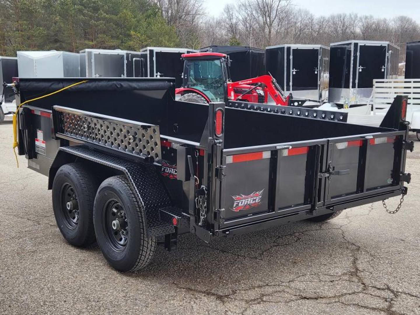New 2025 Force 7 X 12 Dump Trailer