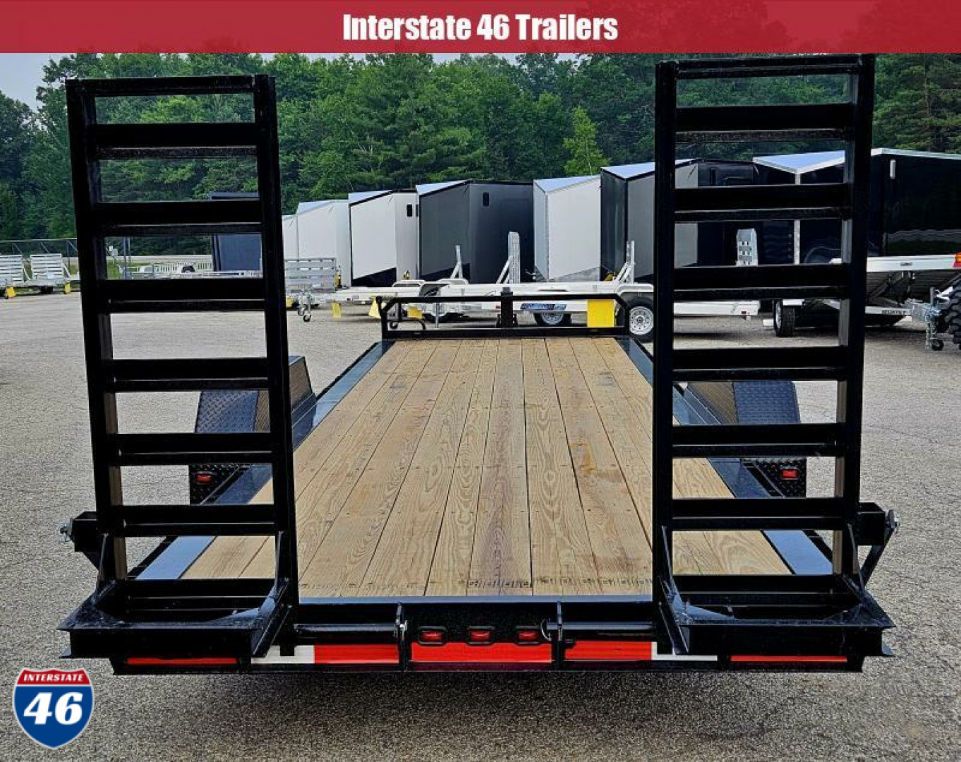 New 81" X 24' CORN PRO UTILITY 8# AXLES PINTLE RING
