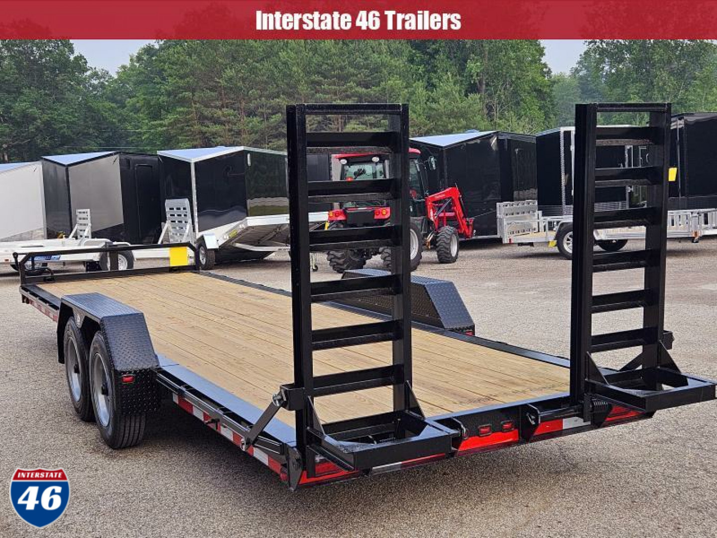 New 81" X 24' CORN PRO UTILITY 8# AXLES PINTLE RING