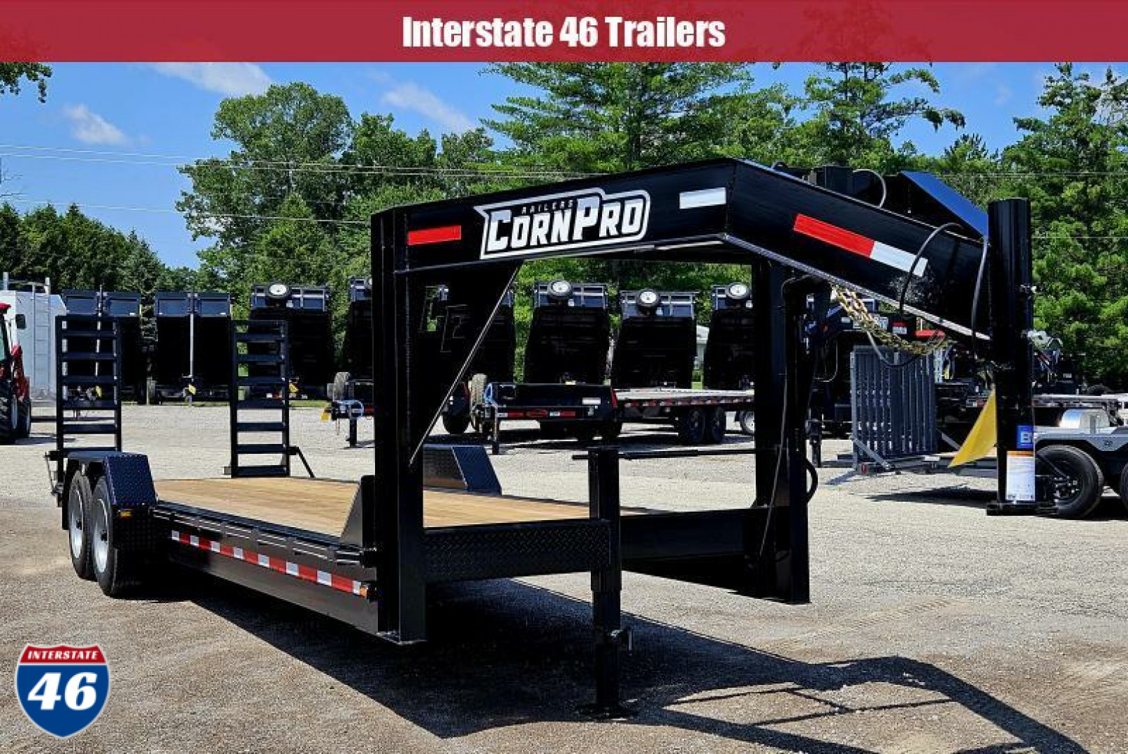 New 81" X 24' CORN PRO 8 K AXLES HEAVY DUTY EQUIPMENT TRAILER 2024 for ...