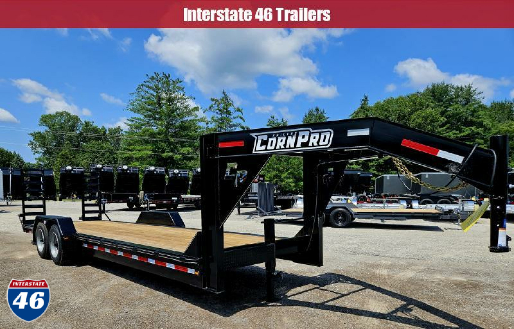 New 81" X 24' CORN PRO 8 K AXLES HEAVY DUTY EQUIPMENT TRAILER 2024 for ...