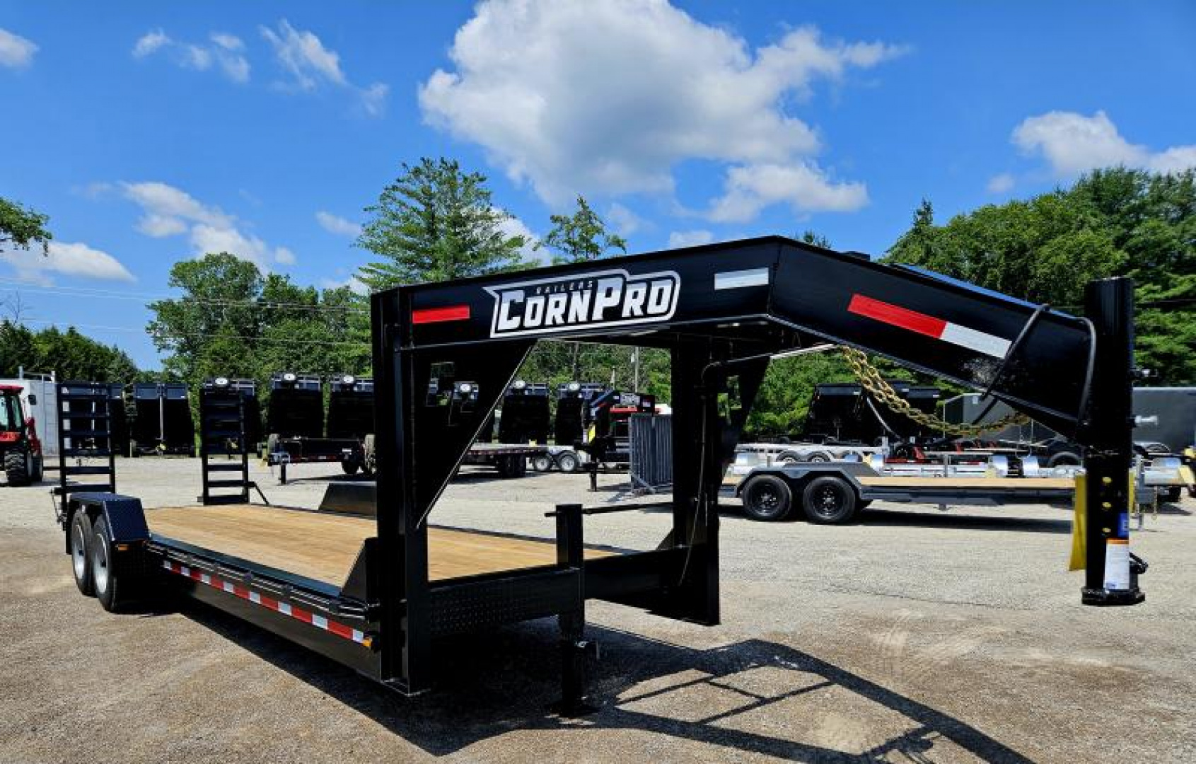 New 81" X 24' CORN PRO 8 K AXLES HEAVY DUTY EQUIPMENT TRAILER 2024 for ...