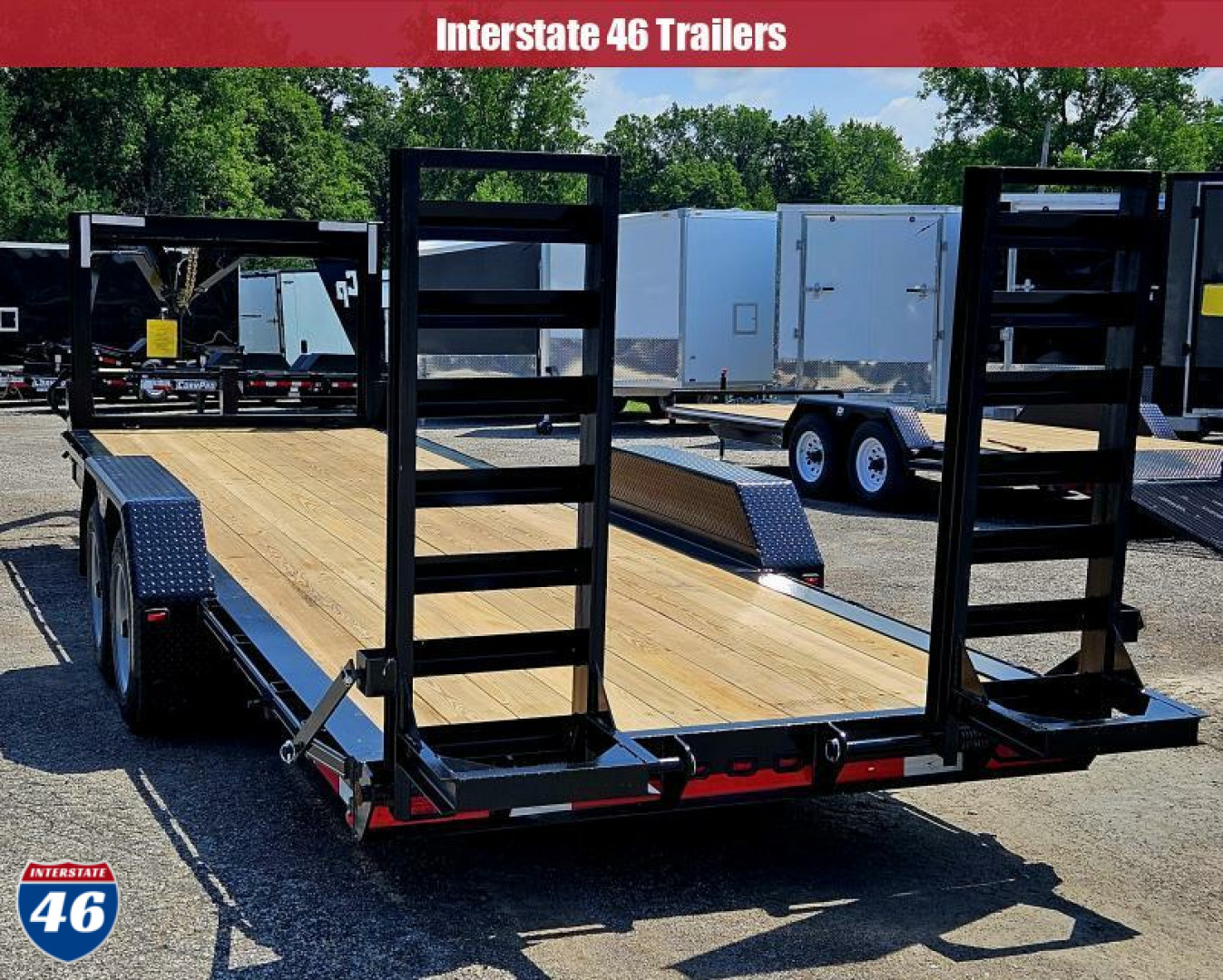 New 81" X 24' CORN PRO 8 K AXLES HEAVY DUTY EQUIPMENT TRAILER 2024 for ...