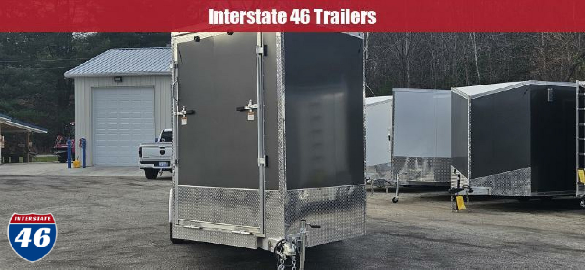 New 7.5 X 23' ENCLOSED SNOWMOBILE/SIDE BY SIDE 18' BOX + 5' VNOSE 2025 ...