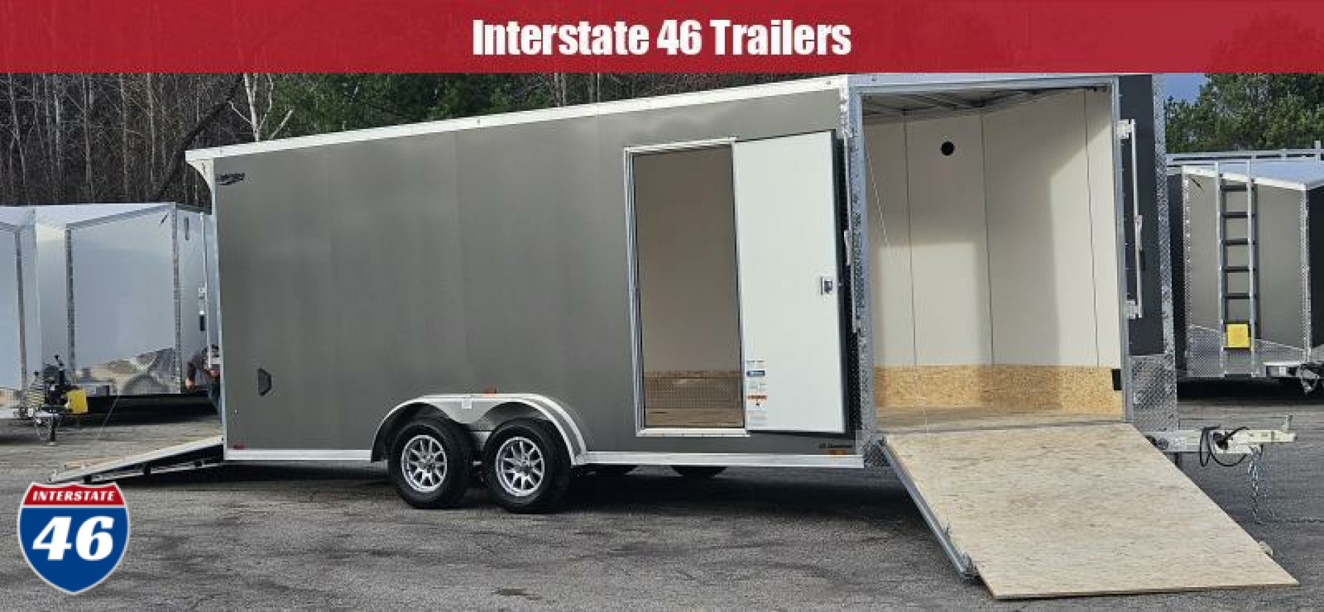 New 7.5 X 23' ENCLOSED SNOWMOBILE/SIDE BY SIDE 18' BOX + 5' VNOSE 2025 ...