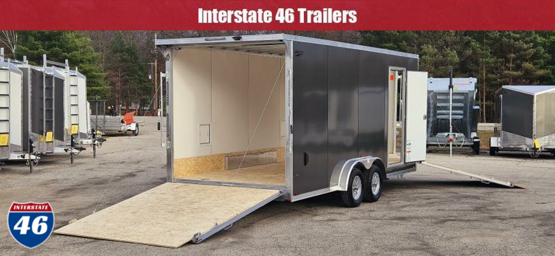 New 7.5 X 23' ENCLOSED SNOWMOBILE/SIDE BY SIDE 18' BOX + 5' VNOSE 2025 ...