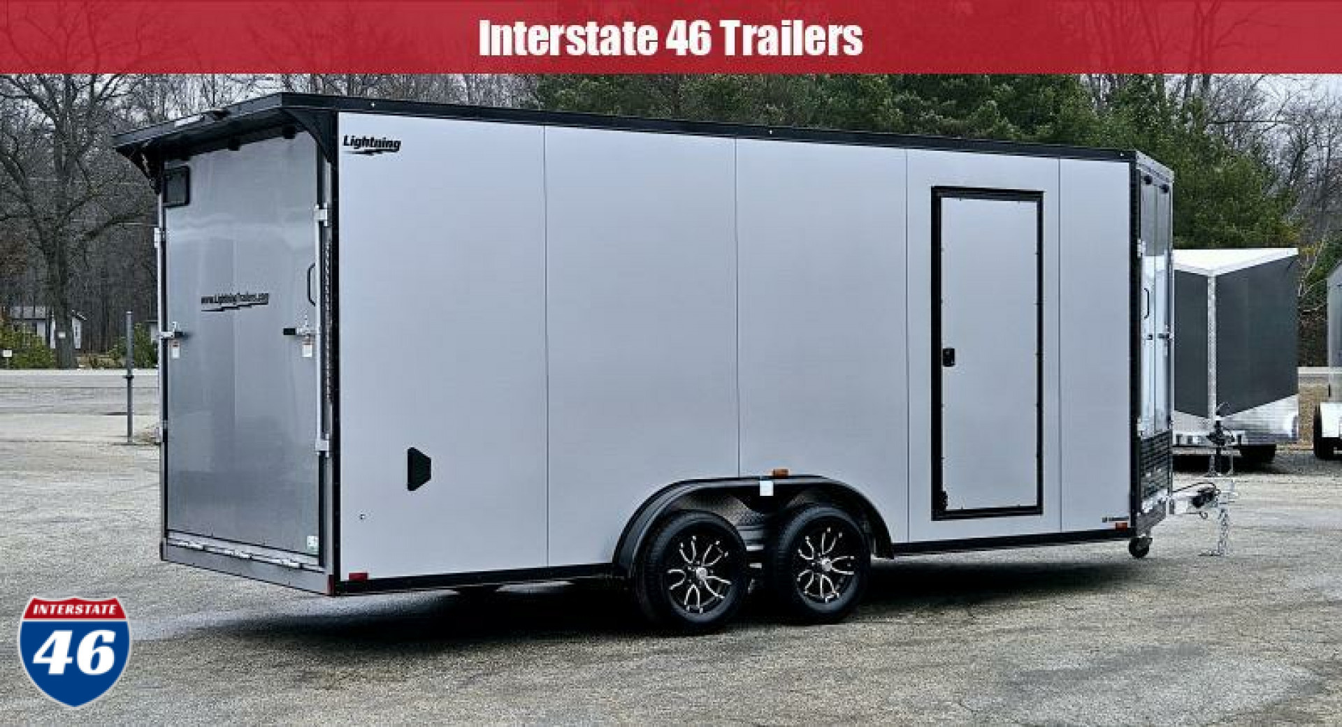 New 7.5 X 23 SNOWMOBILE ENCLOSED 18' BOX + 5' V NOSE POLYCOR EXTERIOR ...