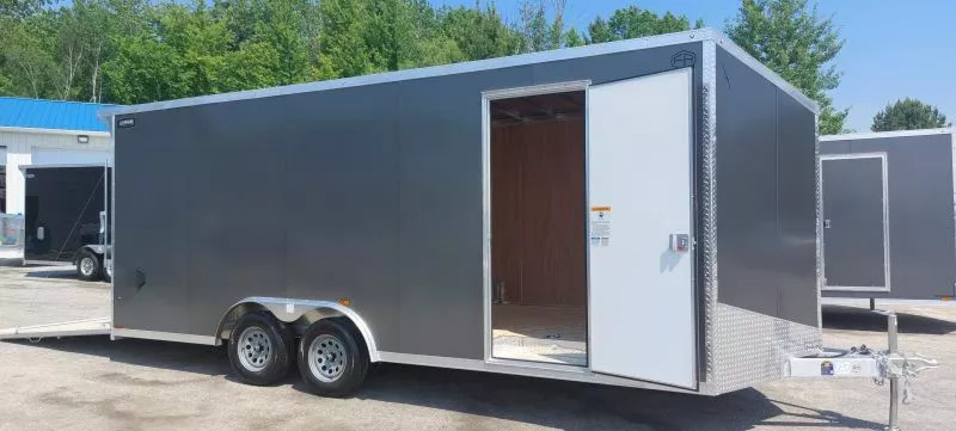 New 8'X20' CAR HAULER ENCLOSED 2026 ALL ALUMINUM POLYCOR EXTERIOR