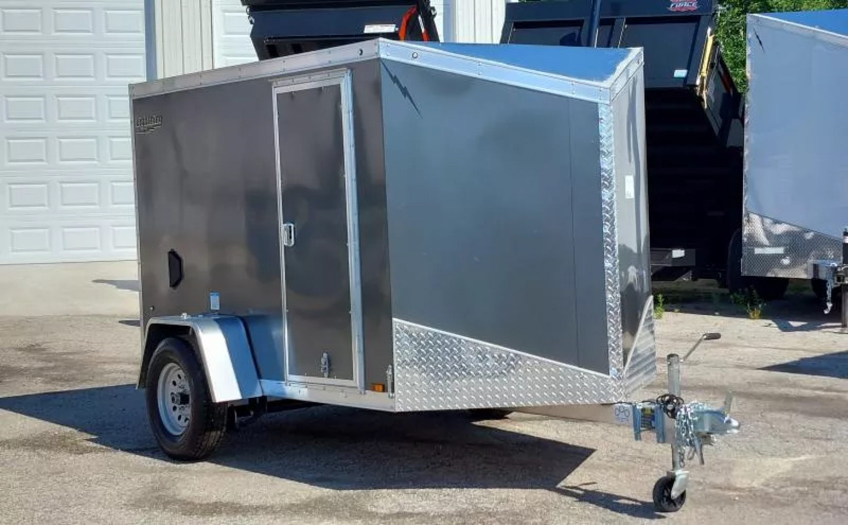 New 5 X 8 SINGLE AXLE ALL ALUMINUM LIGHTNING 2025 SIDE ACCESS DOOR for ...