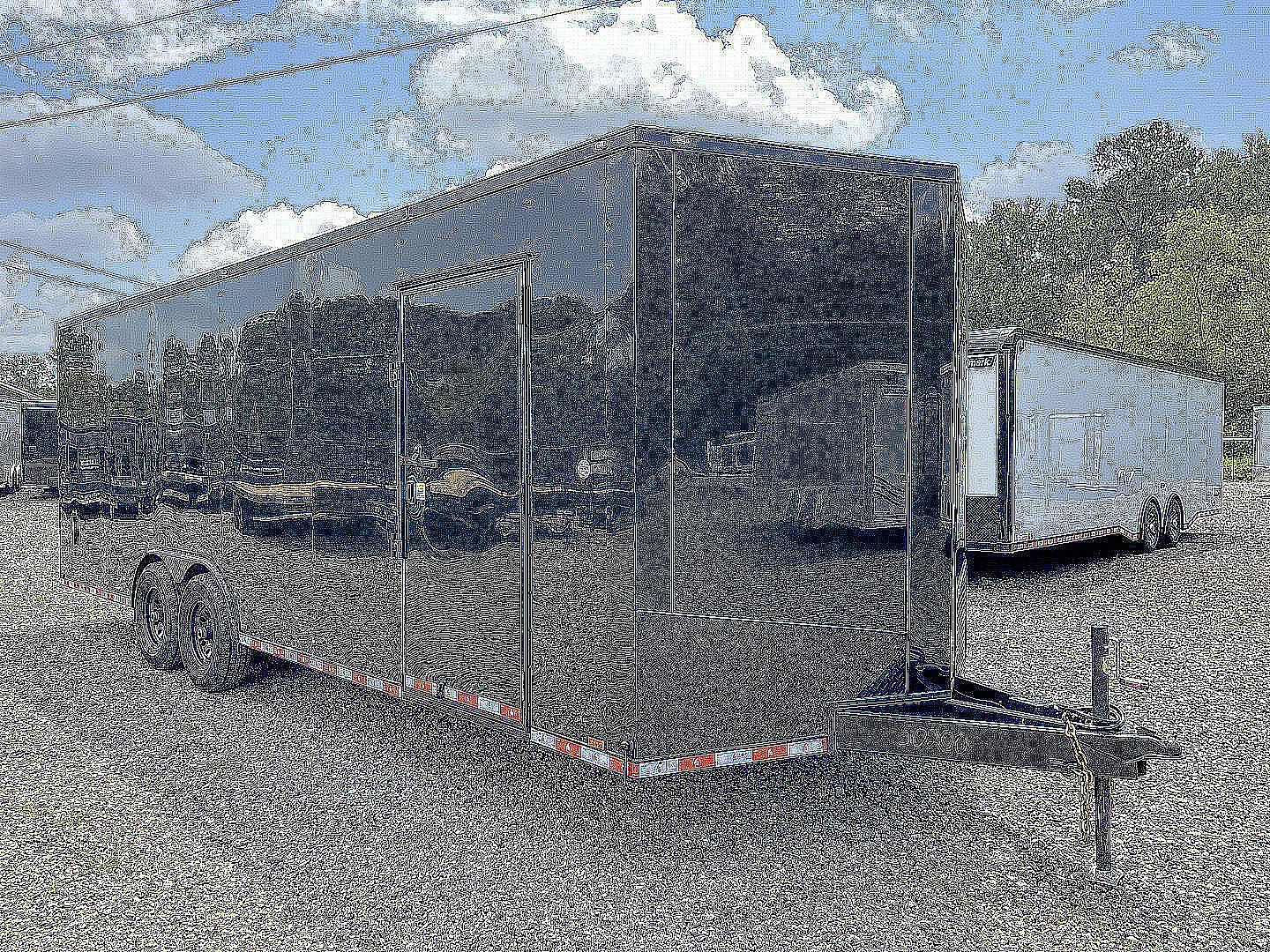 New 2026 Spartan Cargo 8.5x24 Enclosed Trailer, White PolyCor, BIG PKG ...