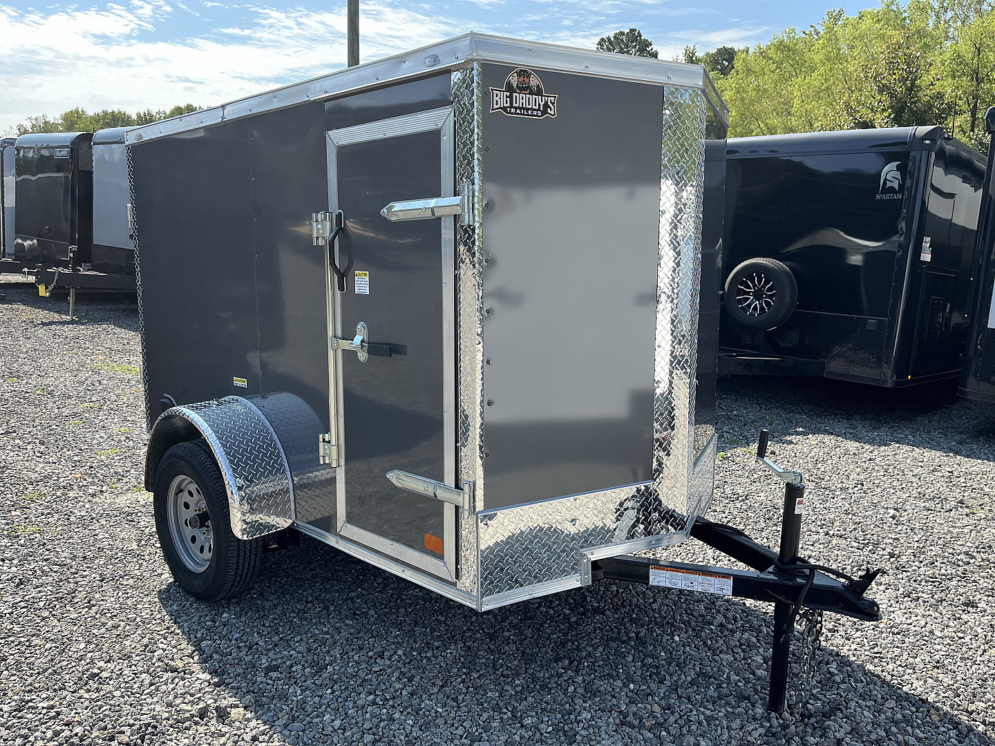 New 2026 Big Daddys Editon 5X8 Enclosed Trailer With Side Door And Rear ...