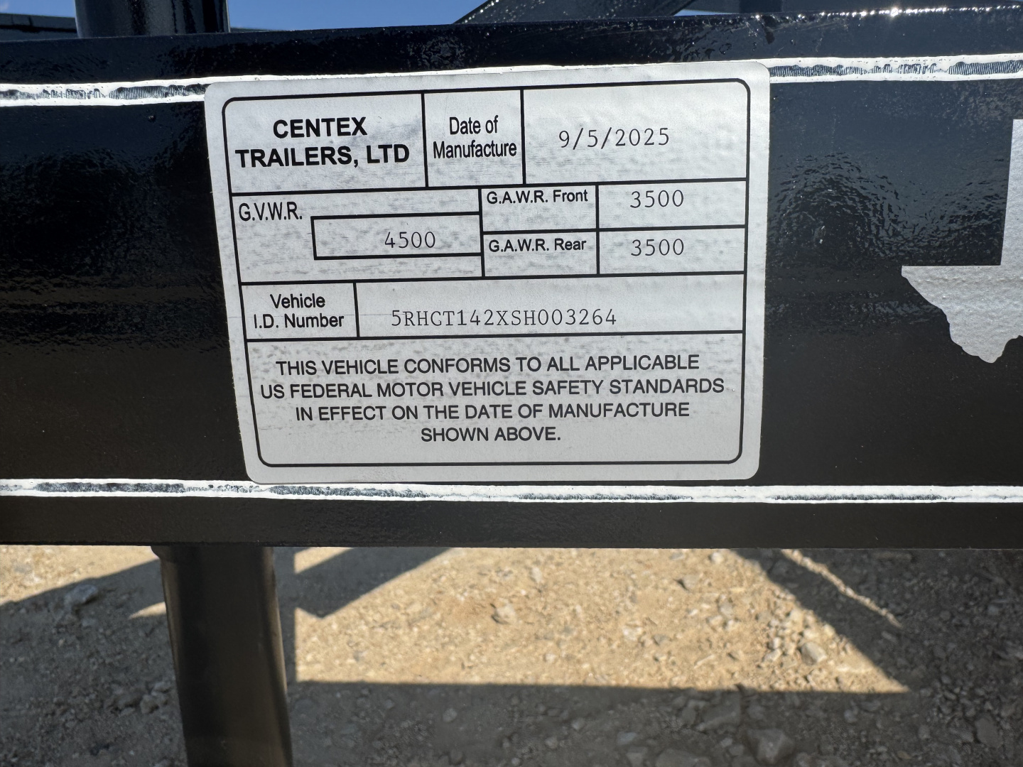New 2025 Centex Trailers 6.4X147KBP Utility Trailer for sale in Marion, TX
