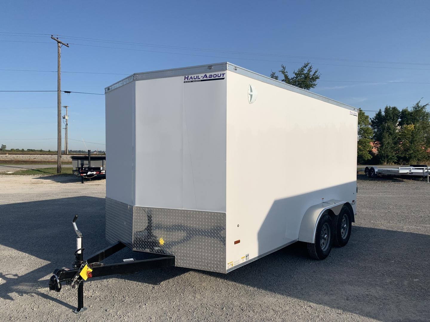 New 2026 Haul About Trailers BCT714TA2 (7' x 14') 7K V-Nose Cargo ...