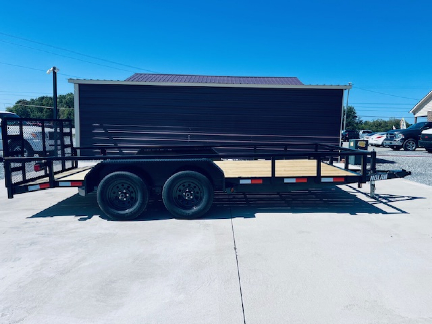 New 2025 Nolan 7X16 Landscape Utility Trailer 7K Tandem Axle for sale ...