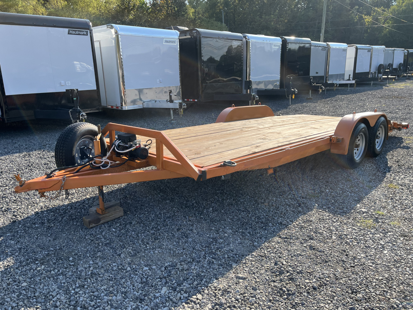 Used 2019 Native Trailers 7X20 Car Hauler, 7K GVWR, Steak Pockets ...