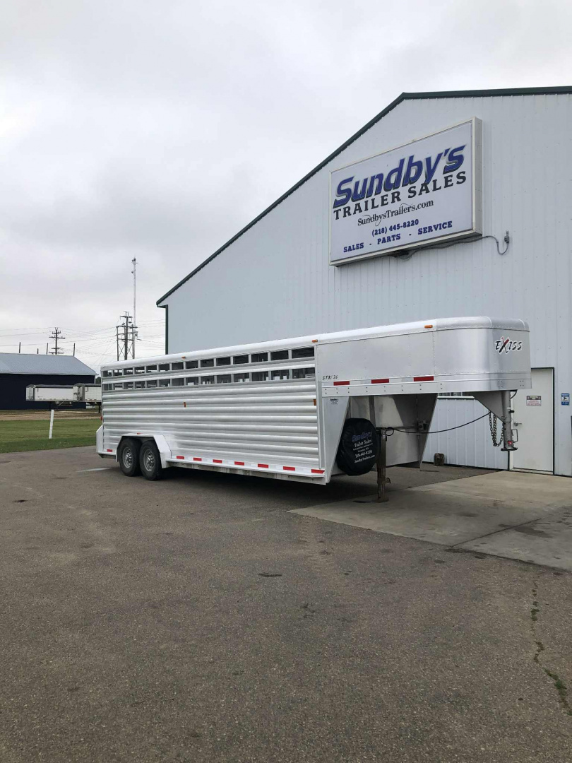 Used 2012 Exiss Stock Trailer for sale in Verndale, MN