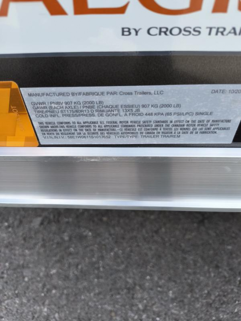 New 2025 Cross Trailers 4X6 2K RAMP DOOR Cargo / Enclosed Trailer for ...