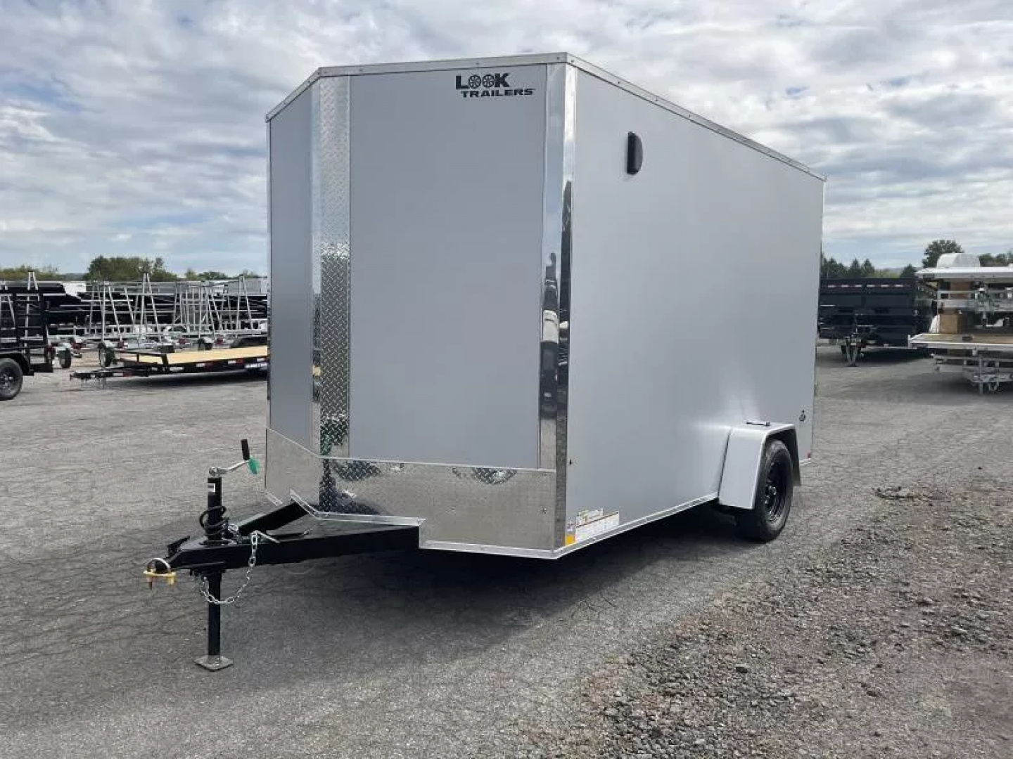 New 2026 Look Trailers 7x12 3.5K RAMP DOOR w/ Brakes ST DLX Cargo ...