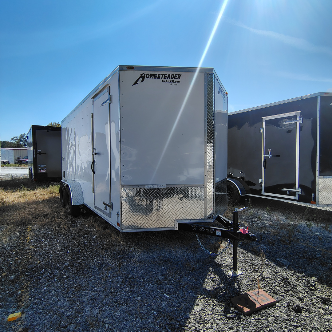 New 2025 Homesteader 7X16 TA Cargo/Enclosed Trailer, 6'5" Interior ...