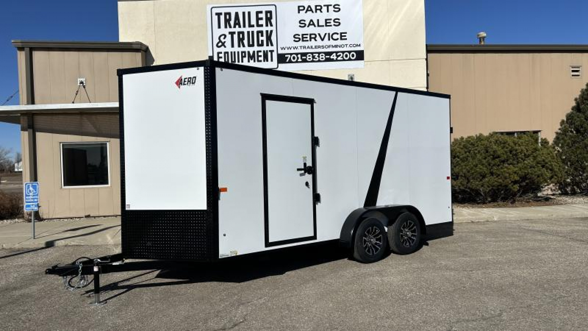 New 2025 Aero Trailers 7x16 UTV black out w/ 3.5k axles Cargo ...