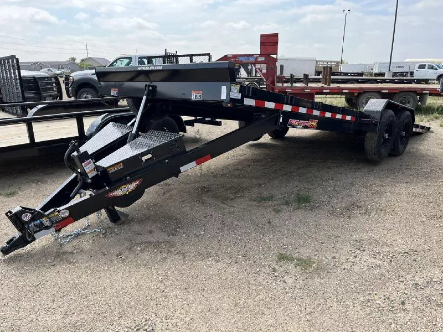 New 2025 H and H Trailer 82x24 Electric Tilt Speed Loader Car Hauler ...