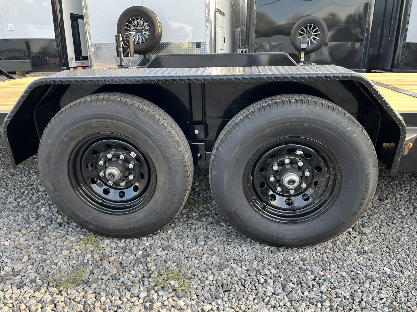 New 2026 Triple Crown 7x20 Heavy Duty Equipment Trailer, 5' Ramps, 14K ...