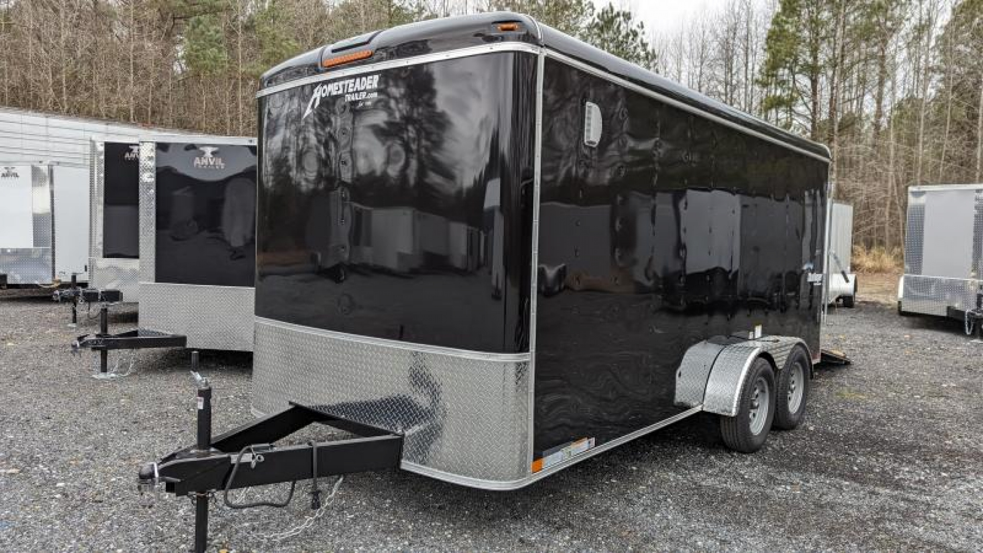 New 2024 Homesteader Trailers 7x16 blk Cargo / Enclosed Trailer for ...