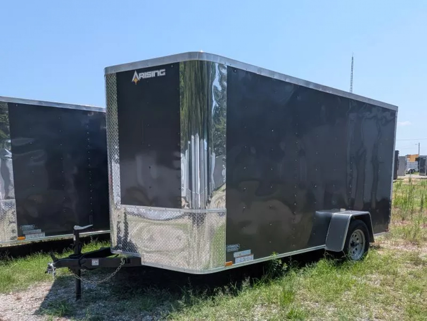 New 2025 Arising 7X12 SA V-NOSE RAMP Cargo / Enclosed Trailer for sale ...