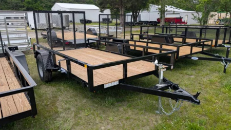 New 2025 Sure-Trac 23471 6x12 steel sa Utility Trailer